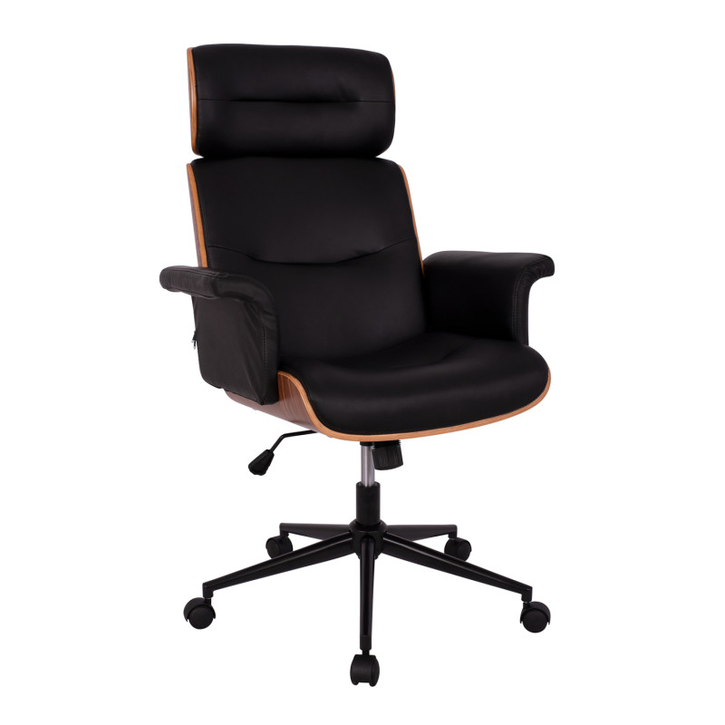 ΚΑΡΕΚΛΑ ΓΡΑΦΕΙΟΥ ΔΙΕΥΘΥΝΤΙΚΗ SUPERIOR PRO HM1108.01 ΚΑΡΥΔΙ-ΜΑΥΡO PU ...